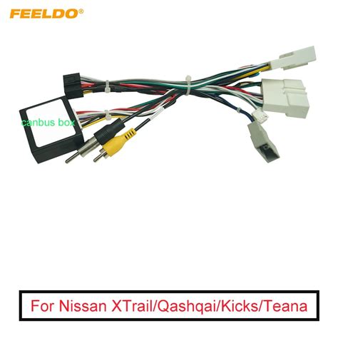 Feeldo Car Pin Audio Wiring Harness With Canbus Box For Nissan Xtrail