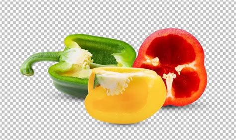 Premium Psd Slice Pepper Isolated On Alpha Layer