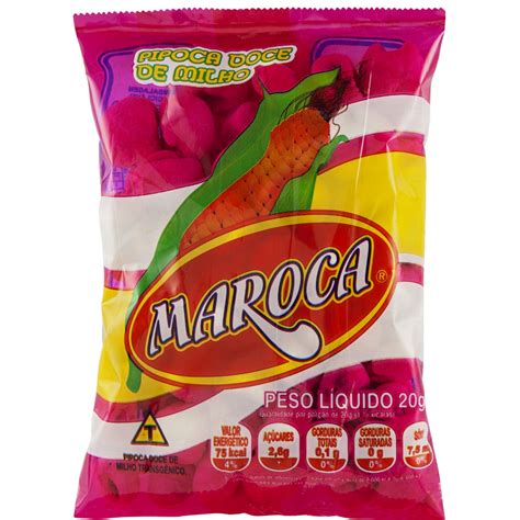 Pipoca Doce Marrom Maroca Fardo 50 Unidades Lembrancinha Shopee