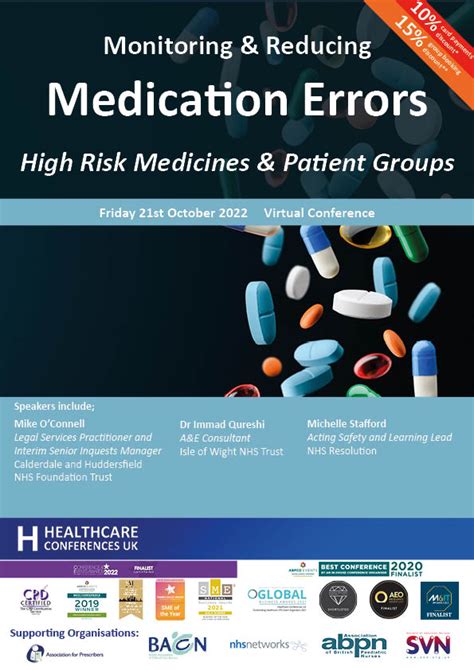 Monitoring And Reducing Medication Errors High Risk Medicines And Patient Groups