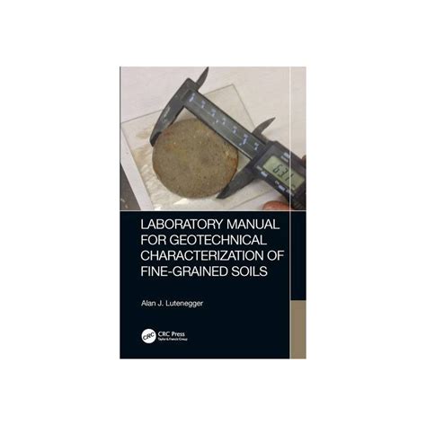 Libro Laboratory Manual For Geotechnical Characterization Of Fine