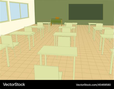Classroom Royalty Free Vector Image Vectorstock
