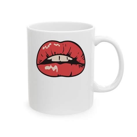 Funny Joke Sexy Lips Mug T Mug Ceramic Mug 11oz Etsy