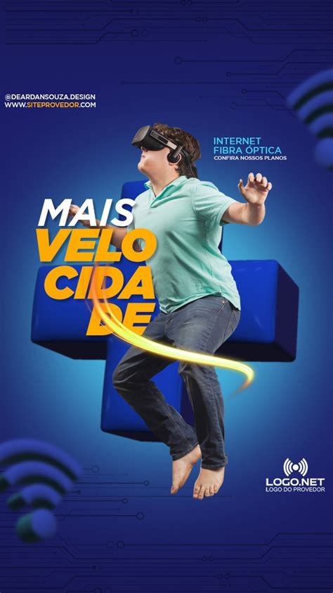 Pack Provedor De Internet Social Media Behance