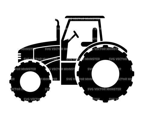 Tractor Svg Farm Svg Farmer Svg Vector Cut File For Cricut Silhouette