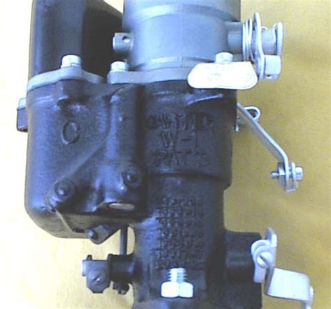 The Carburetor Shop Carter Chevrolet W 1 Carburetors