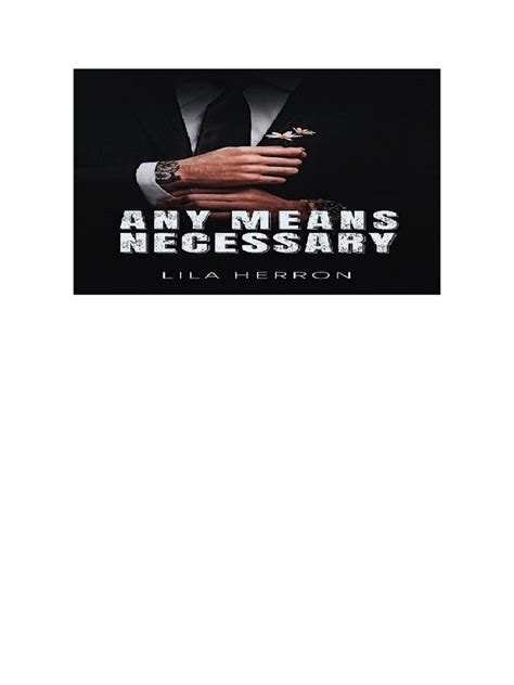 Any Means Necessary Lila Herron Pdf