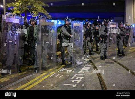 Hong Kong July 32 2019 Anti Extradition Bill Protest In Hong Kong
