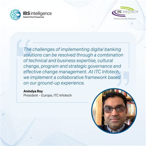 Itc Infotech On Linkedin Anindya Roy President Europe And Kalpesh