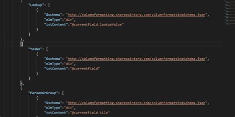 Div Elmtype Column Formatting Microsoft Office 365 Sharepoint Online