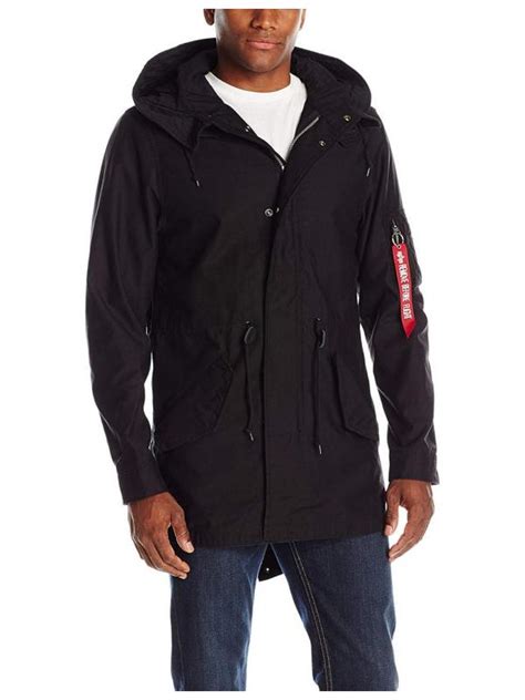 Мужская куртка Alpha Industries M-59 Fishtail Parka Black: продажа,Киев ...