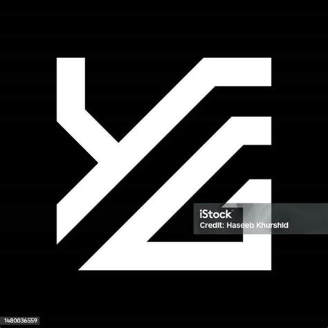 최소한의 Yg 로고 고급 배경에 Gy 편지의 아이콘입니다 Yg 모노그램 이니셜을 기반으로 한 로고 아이디어 전문적인 다양한 문자 기호와 배경에 Gy 로고 0명에 대한 스톡