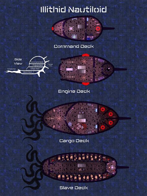 Nautiloid Spelljammer Map V2 Rspelljammer