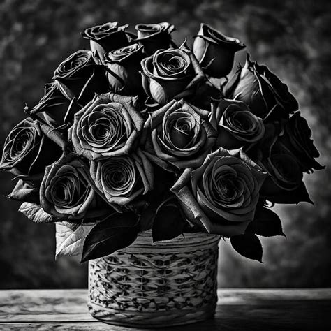 Premium Photo Beautiful Black Roses