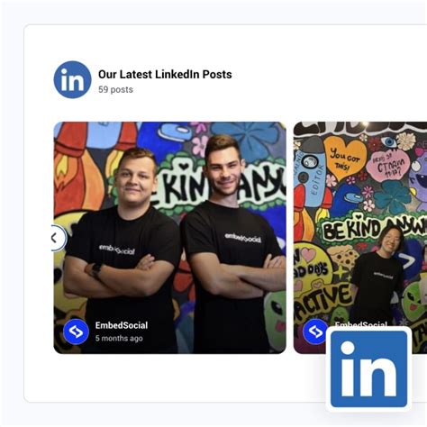 Embed Linkedin Widget Automatically On Your Website Embedsocial