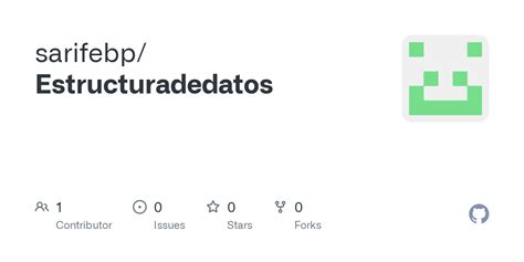 Github Sarifebp Estructuradedatos