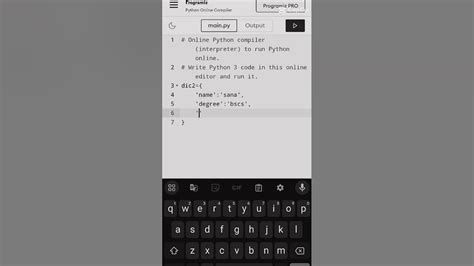 How To Write The Dictionary In Pythonmust Like And Dont Forget To Subscribe Youtube