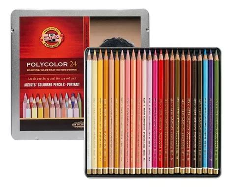 Estojo Lápis De Cor Koh I Noor Polycolor Cores Retrato Frete grátis