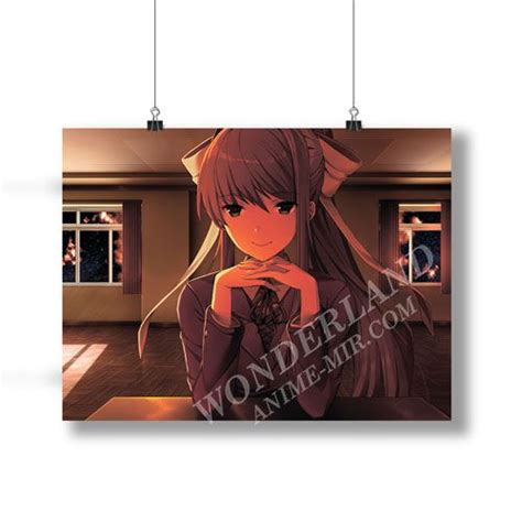 Аниме плакат Доки Доки литературный клуб - Моника 2 / Doki Doki ...