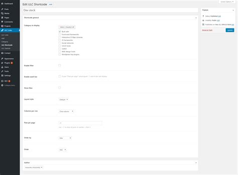 Useful Links Collections WordPress Plugin