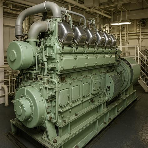 Marine Diesel Engine Generators On Ships Maritime Education
