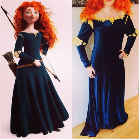 Merida Brave Disney Costume Merida Costume Formal Dresses Long