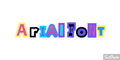 Arial Font Font Animated  Logo Designs