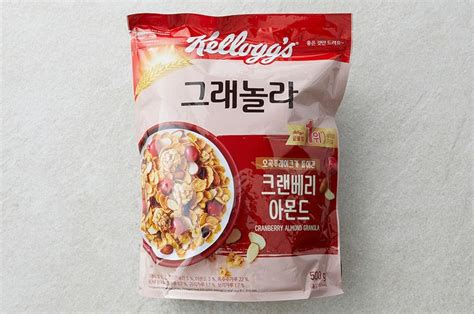 켈로그 크랜베리 아몬드 그래놀라 500g 마켓컬리
