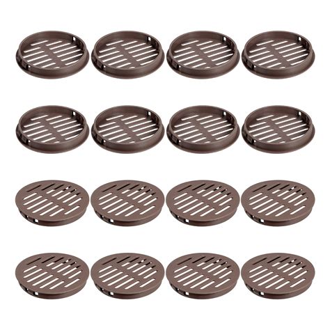 16pcs 80mm 3 15 Circular Soffit Air Vents Plastic Soffit Vent Cover