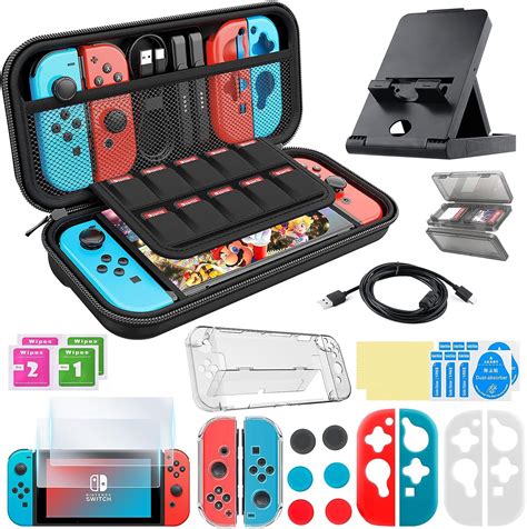 For Estuche Kit De Accesorios Nintendo Switch OLED 22 En 1 Estuche