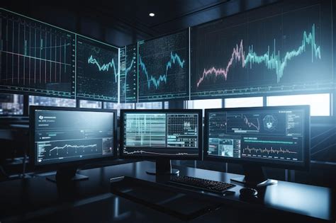 Premium Ai Image Big Datat Analysis Infographic On The Screen Generative Ai