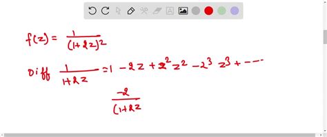 Solved Show That The Following Series Represent Analytic Functions In The Given Domain And Find