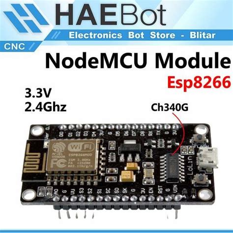 Jual HAEBOT NodeMCU V LoLin LUA ESP ESP Driver IoT Module Node Kota Yogyakarta