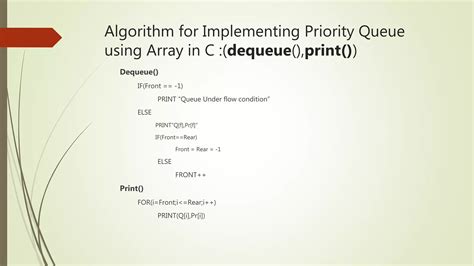 priority queue in dsa pptx programming languages computing