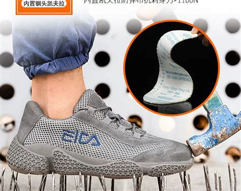 Giày Bảo Hộ Lao động Cổ Cao Mùa Xuân Thoáng Khí Bốn Mùa Giày Bảo Hiểm