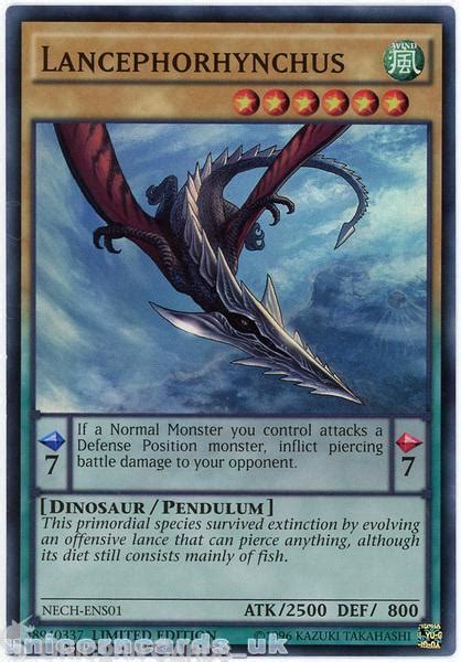 Nech Ens01 Lancephorhynchus Super Rare Limited Edition Mint Yugioh Card
