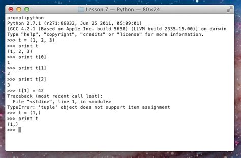 Getting Started With Python Lesson 8 Tuples And String Formatting