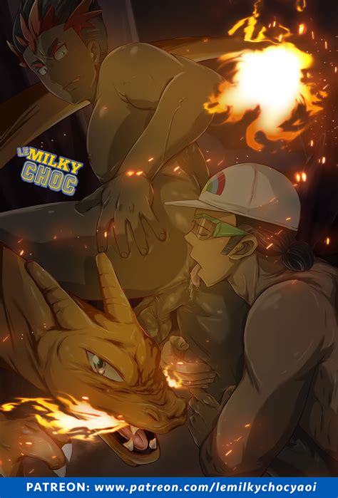 Rule 34 3boys Ass Balls Charizard Dark Skinned Male Dark Skin Fire