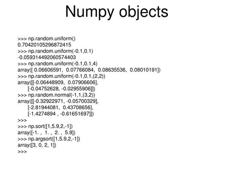 Ppt Numpy Powerpoint Presentation Free Download Id1799591