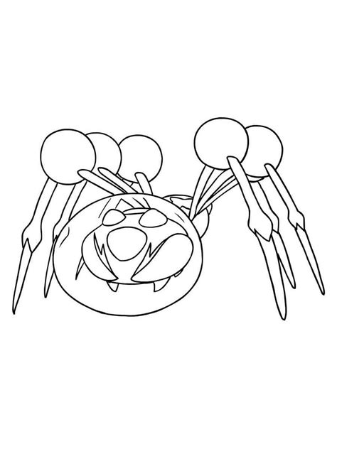 Pokemon Araquanid Coloring Pages Free Printable