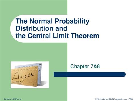Ppt The Normal Probability Distribution And The Central Limit Theorem