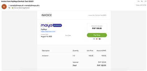 Email Invoice