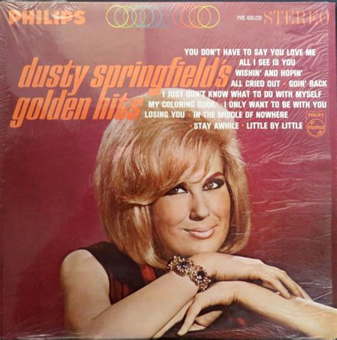 Dusty Springfield Dusty Springfields Golden Hits 1966 Vinyl Discogs