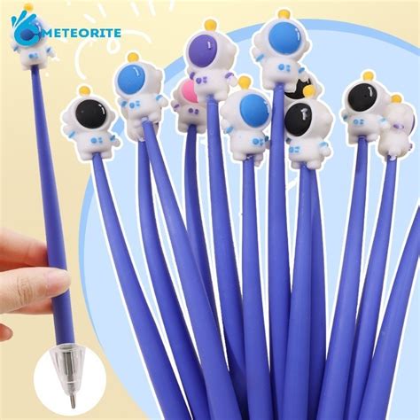 3 ชิ ้ น Set 3d การ ์ ตูนนักบินอวกาศ Neutral ปากกา สุ ่ ม Soft
