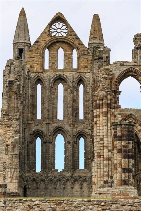 England North Yorkshire Whitby North Sea East Cliff English