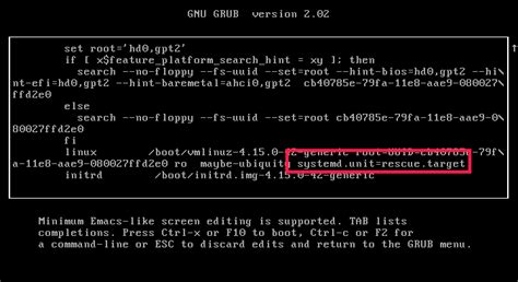 How To Boot Into Rescue Mode Or Emergency Mode In Ubuntu 1804