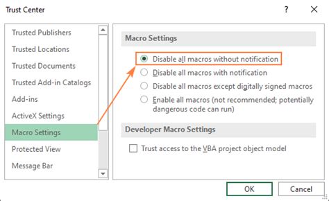 How To Enable And Disable Macros In Excel Shaynly