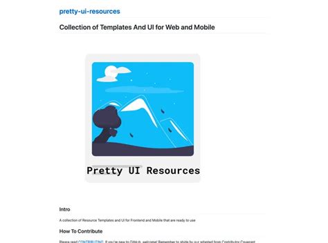 Pretty Ui Resources By Zidniryi A Angular Template Built At Lightspeed