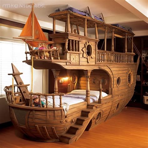 Pirate Ship Bed For Your Little Adventurer