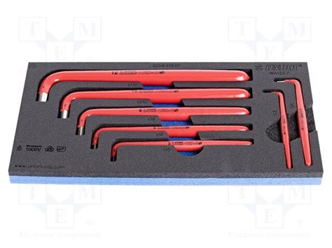 621798 Unior Wrenches Set Hex Key Insulated 7pcs Unior 621798